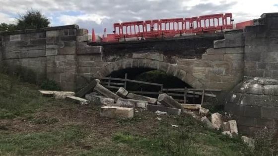 Repairs for East Yorkshire 18th century road bridge struck by car will ...