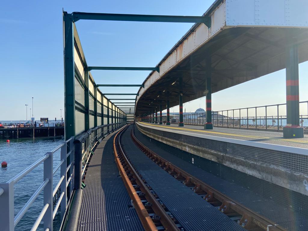 Trains return to Ryde Pier Head station after restoration work delays ...