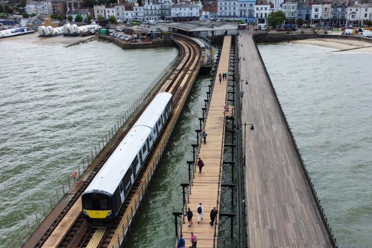 Trains return to Ryde Pier Head station after restoration work delays ...