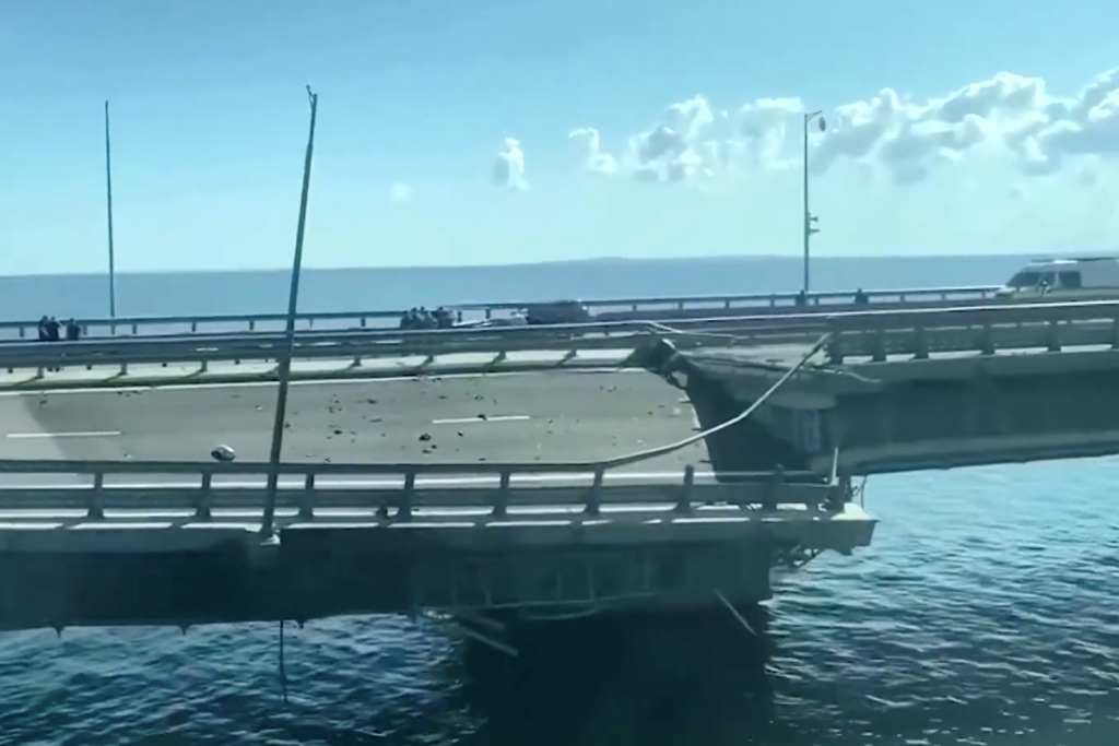 Latest Crimean bridge attack came from below, according to expert ...
