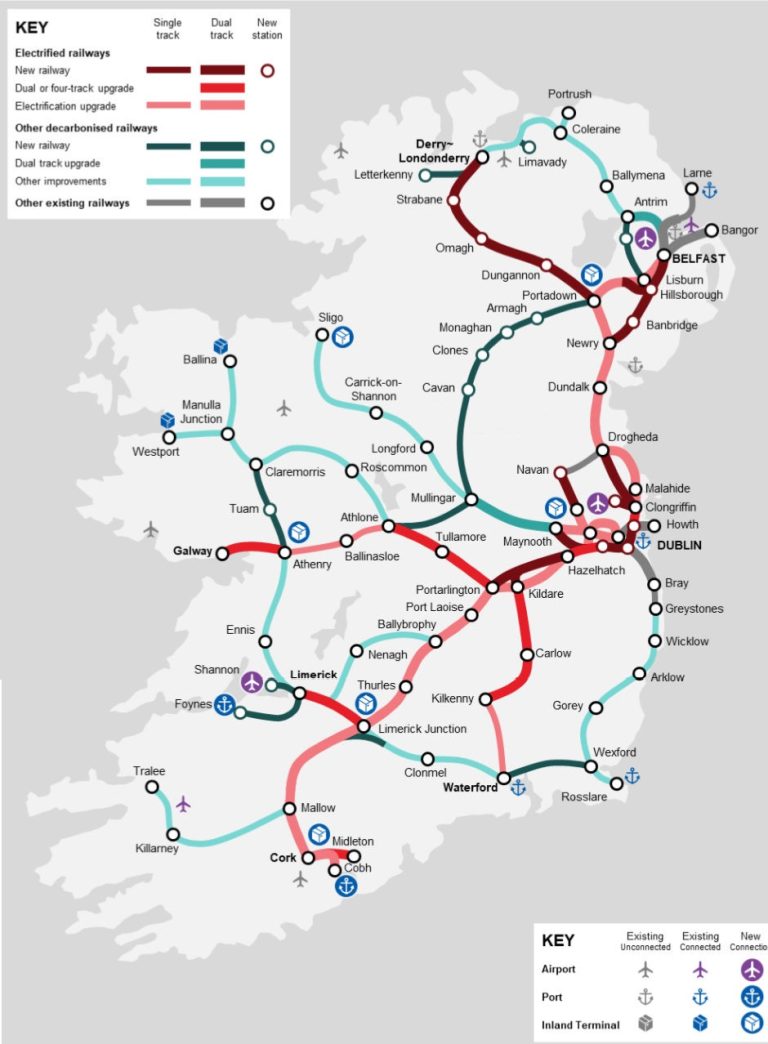 €35bn plan to upgrade and build railways across the Republic and ...