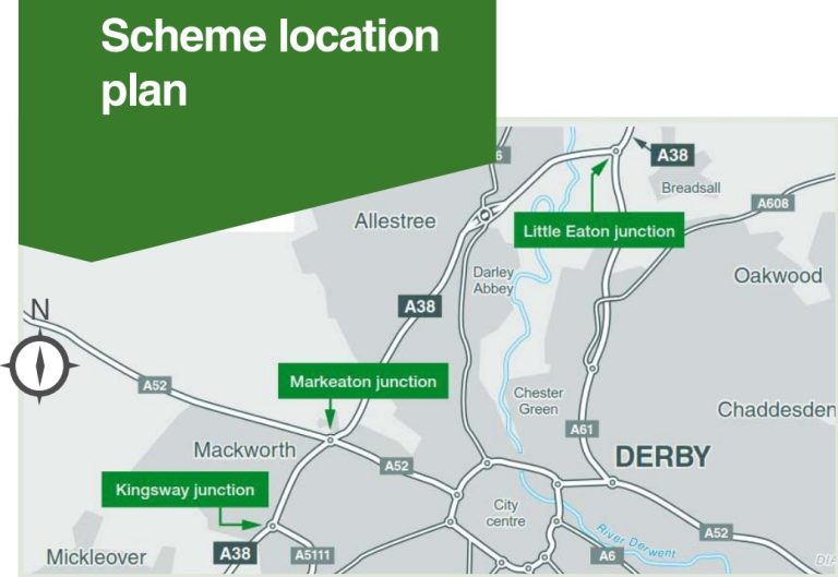 £250M A38 Derby Junctions scheme to move ahead after winning legal ...