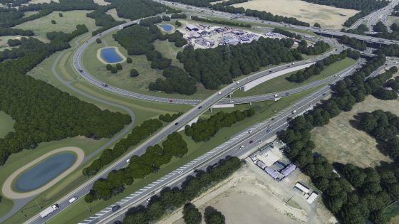 £170M upgrade of M25 junction 28 continues with brook diversion to ...