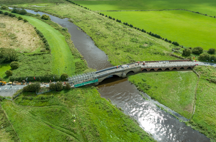 Repairs to 18th Century Yorkshire bridge reach half way point | New ...