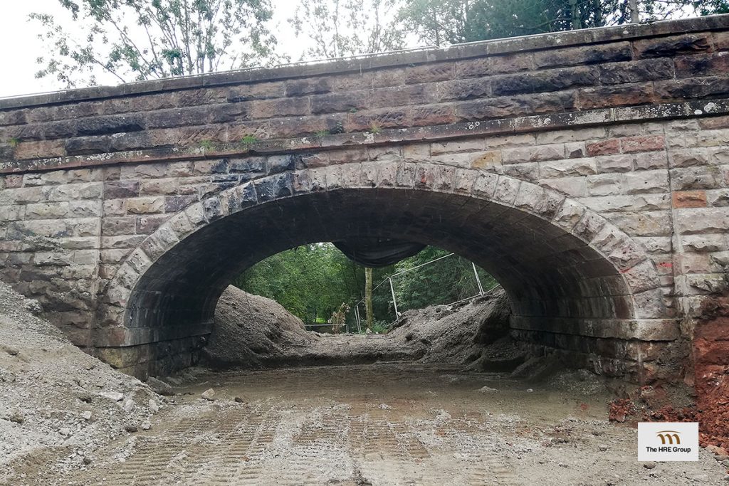 Latest images from Great Musgrave bridge infill removal reveal damage ...