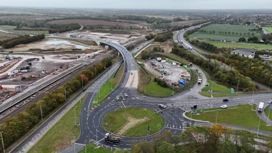 New £14M curved bridge opens in Chelmsford as part of A12 relief road ...