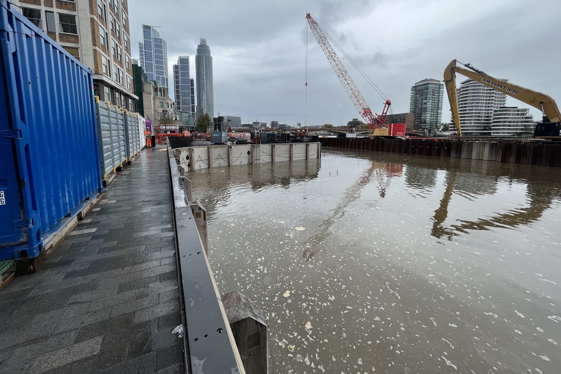 Tideway hits another milestone as Albert Embankment cofferdam flooded ...