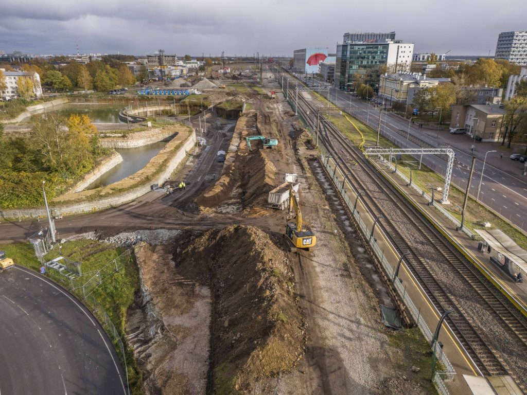 Rail Baltica | Construction underway at terminal in Estonian capital ...
