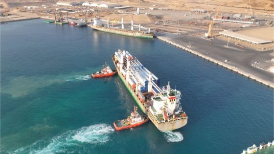 First wind turbines delivered to Saudi Arabia for £6.8bn green hydrogen ...