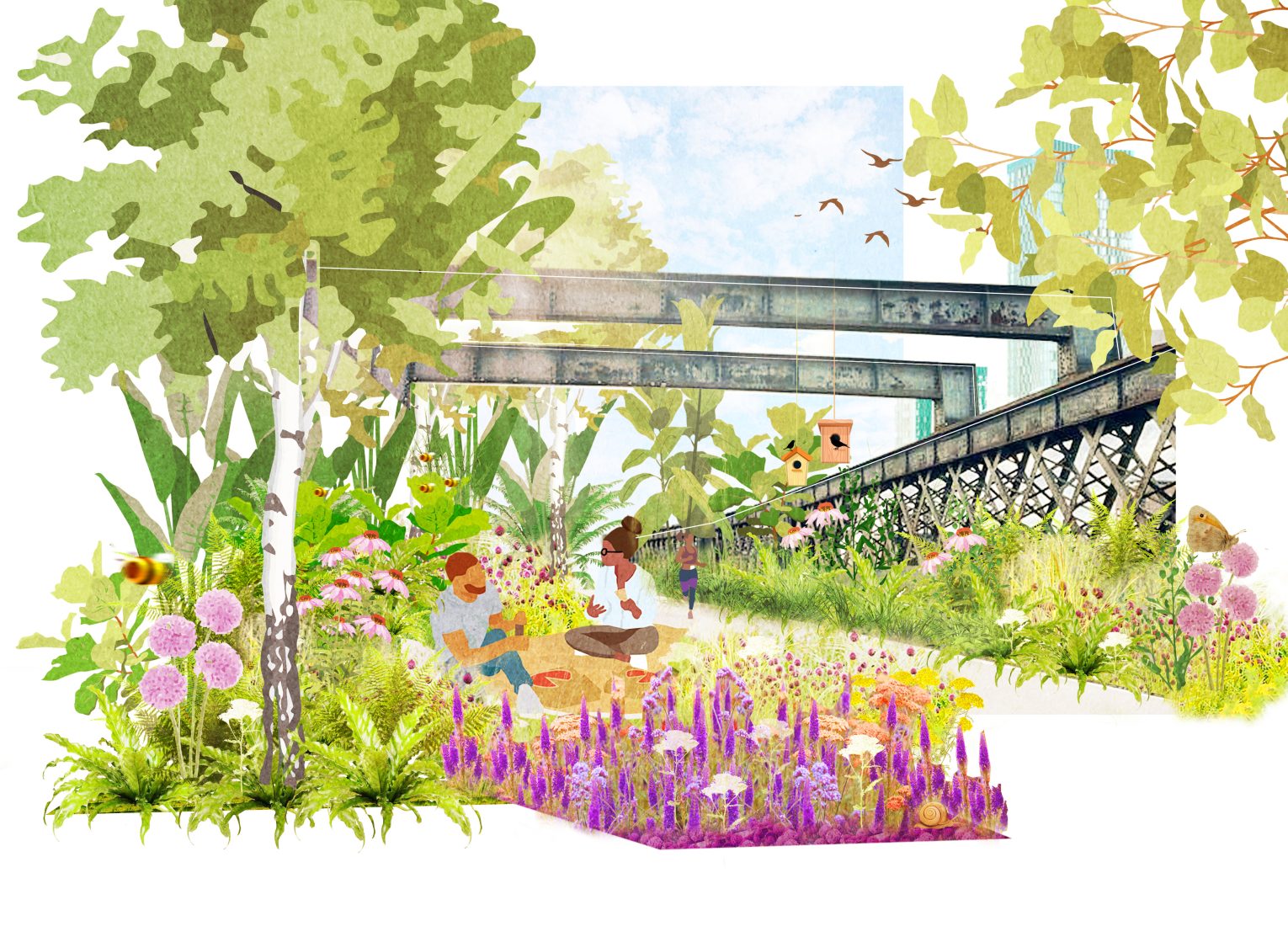New images give glimpse of £25M 'High Line' plan for disused viaduct in ...