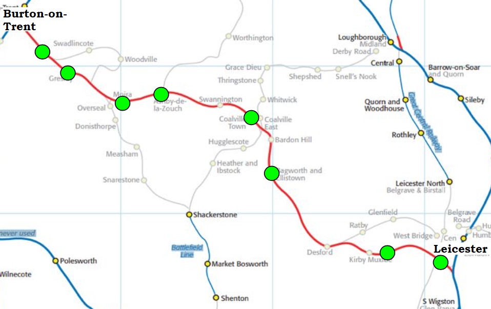 Extending the Ivanhoe line restoration to Leicester could cost ...