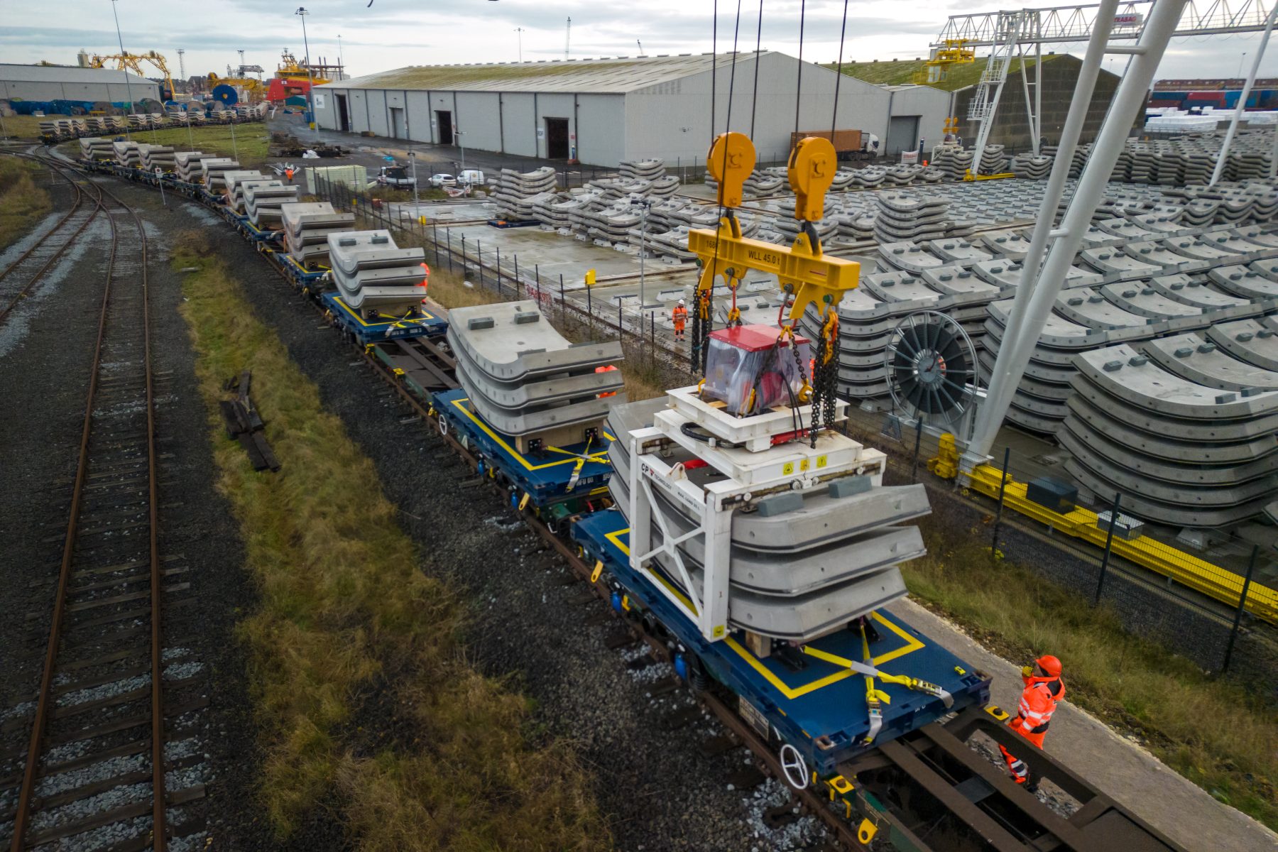 Strabag's HS2 tunnel segments delivered from Hartlepool to London via ...