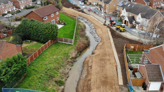 Work to restore Gloucester flood embankment completed | New Civil Engineer