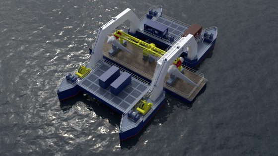 Specially designed barge promises to lower cost of tidal stream energy ...