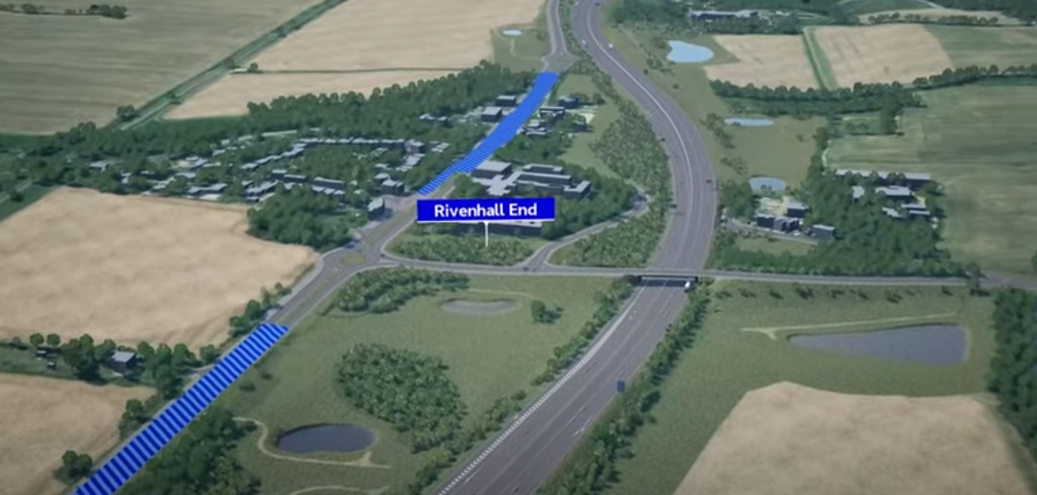 New images of £1.3bn widening of A12 in Essex released as DCO granted ...
