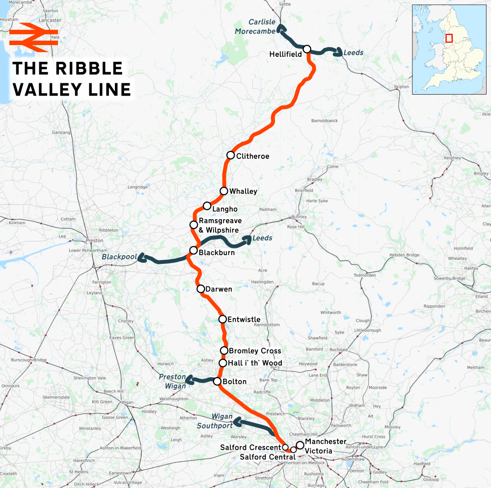 Reinstatement of disused railway in Lancashire tabled | New Civil Engineer
