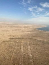 Aerial photos show development of 170km long Saudi Arabia city The Line ...