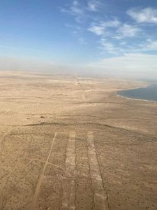 Aerial photos show development of 170km long Saudi Arabia city The Line ...