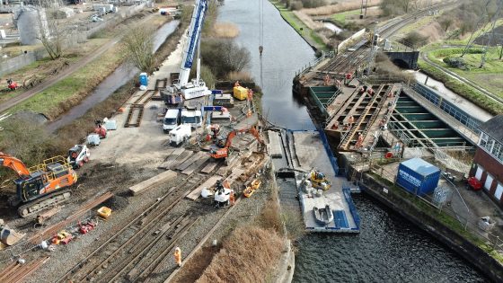 Network Rail completes 9-day upgrade on UK’s only sliding bridge | New ...