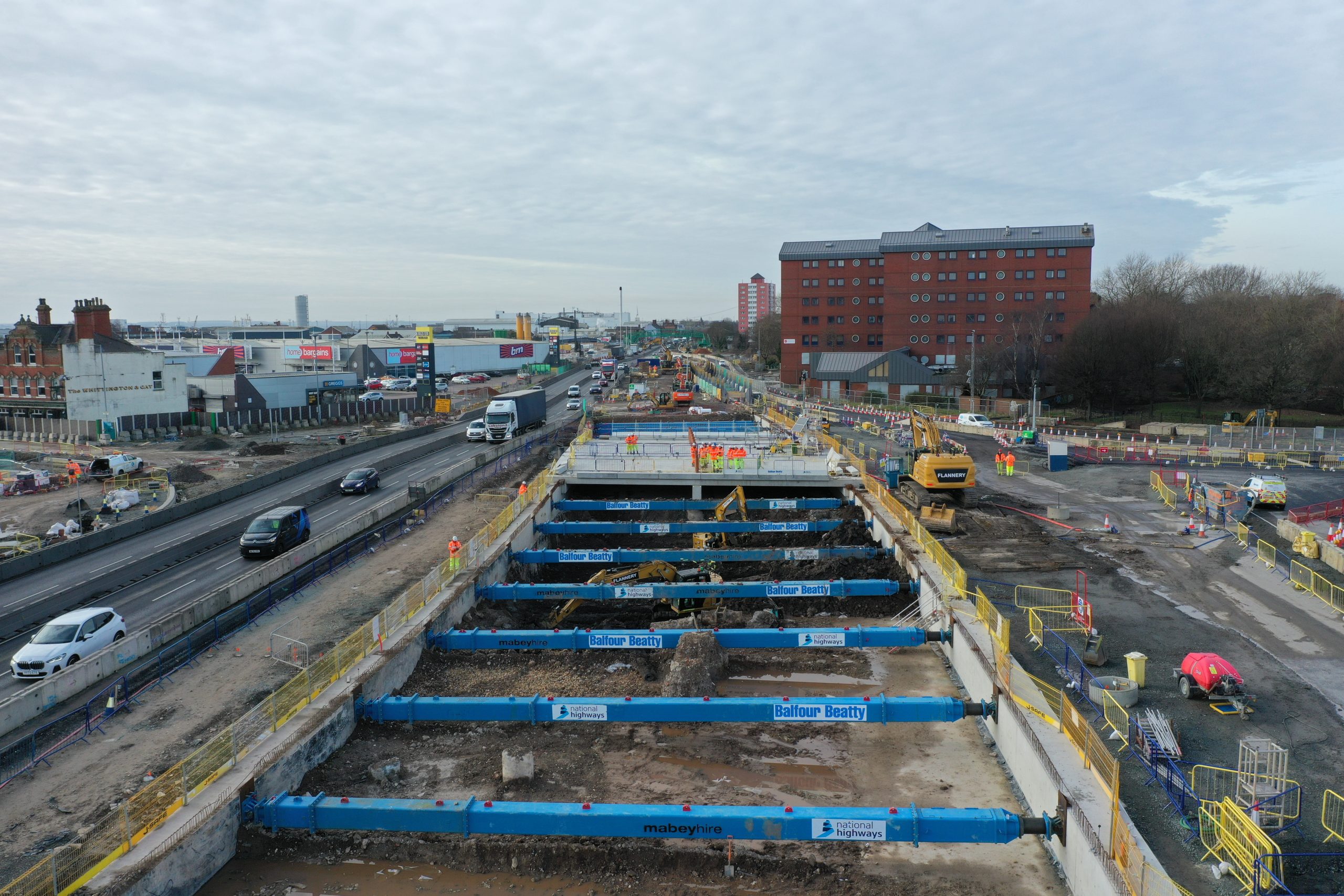 Contractors face ground engineering challenges on A63 underpass project ...