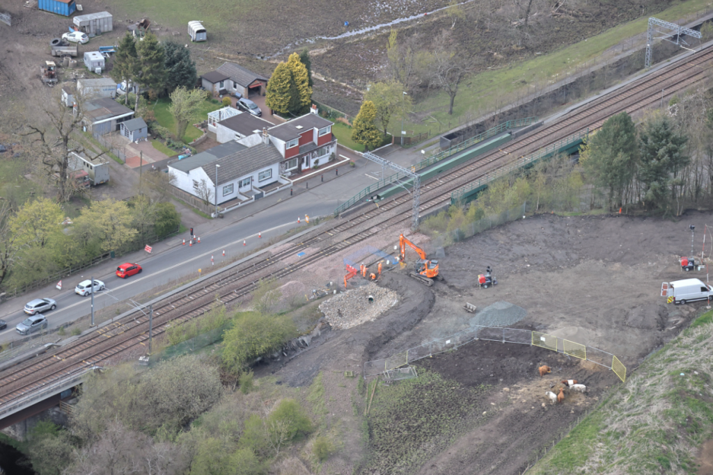 Scottish railway ground collapse due to ‘significant’ natural spring ...
