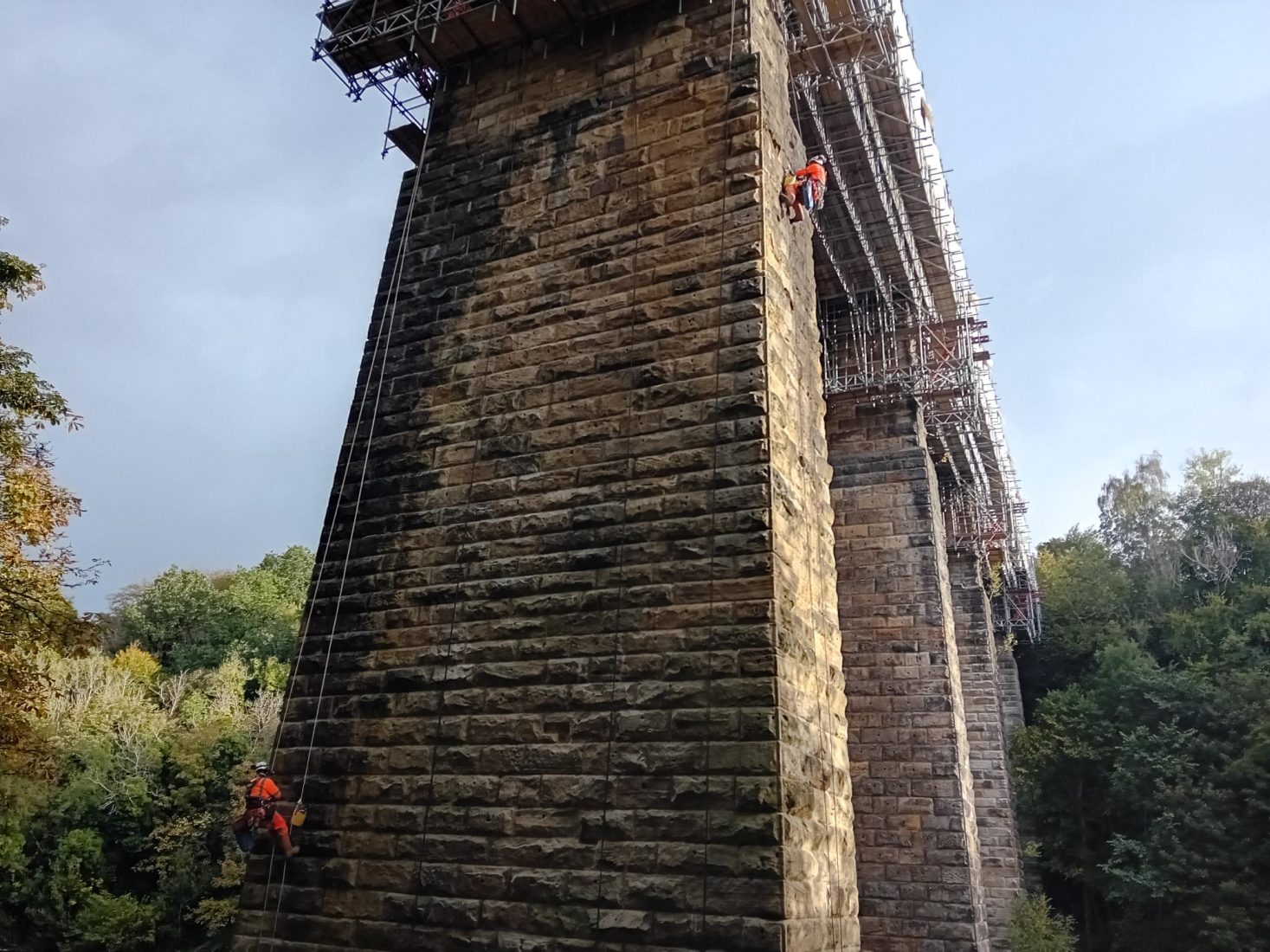 1,370 repairs completed on 160-year-old Camps rail viaduct in Scotland ...