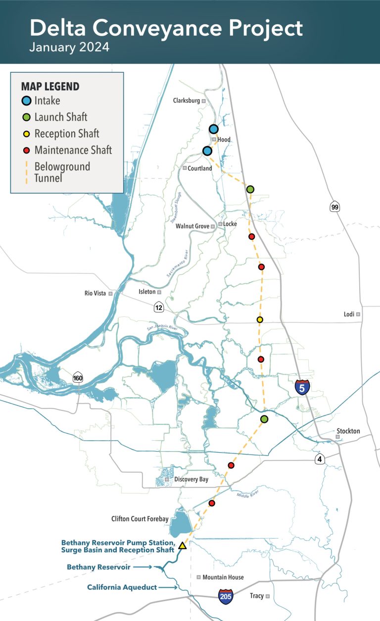 Cost estimate for California’s 72km water tunnel under river delta ...