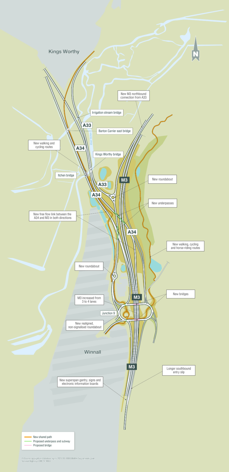 Green light for £200M upgrade to M3 junction 9 in south Hampshire | New ...