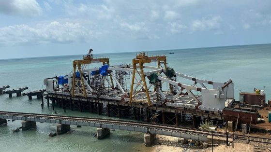 India’s first vertical lift sea bridge will open by end of year | New ...