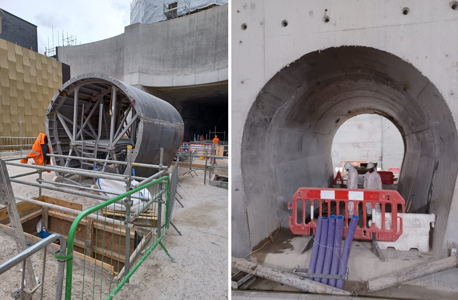 Silvertown Tunnel | Connections between approaches and main tunnel ...