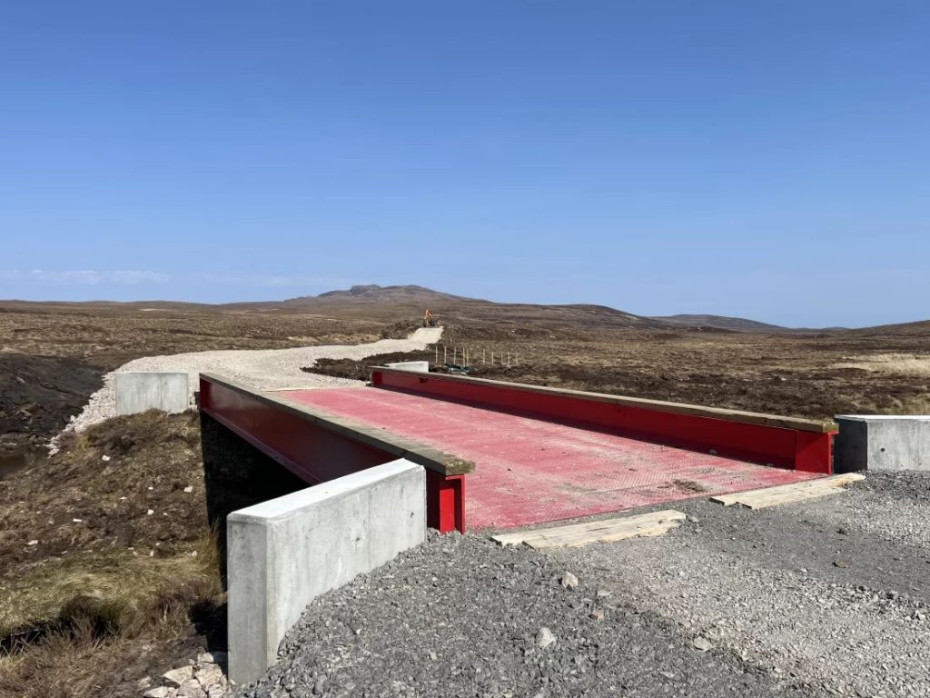 ‘Floating road’ and bridge installed at Sutherland Spaceport | New ...