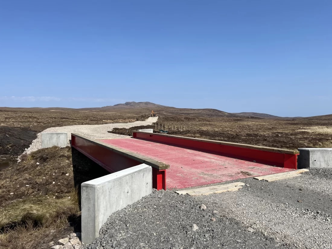 ‘Floating road’ and bridge installed at Sutherland Spaceport | New ...