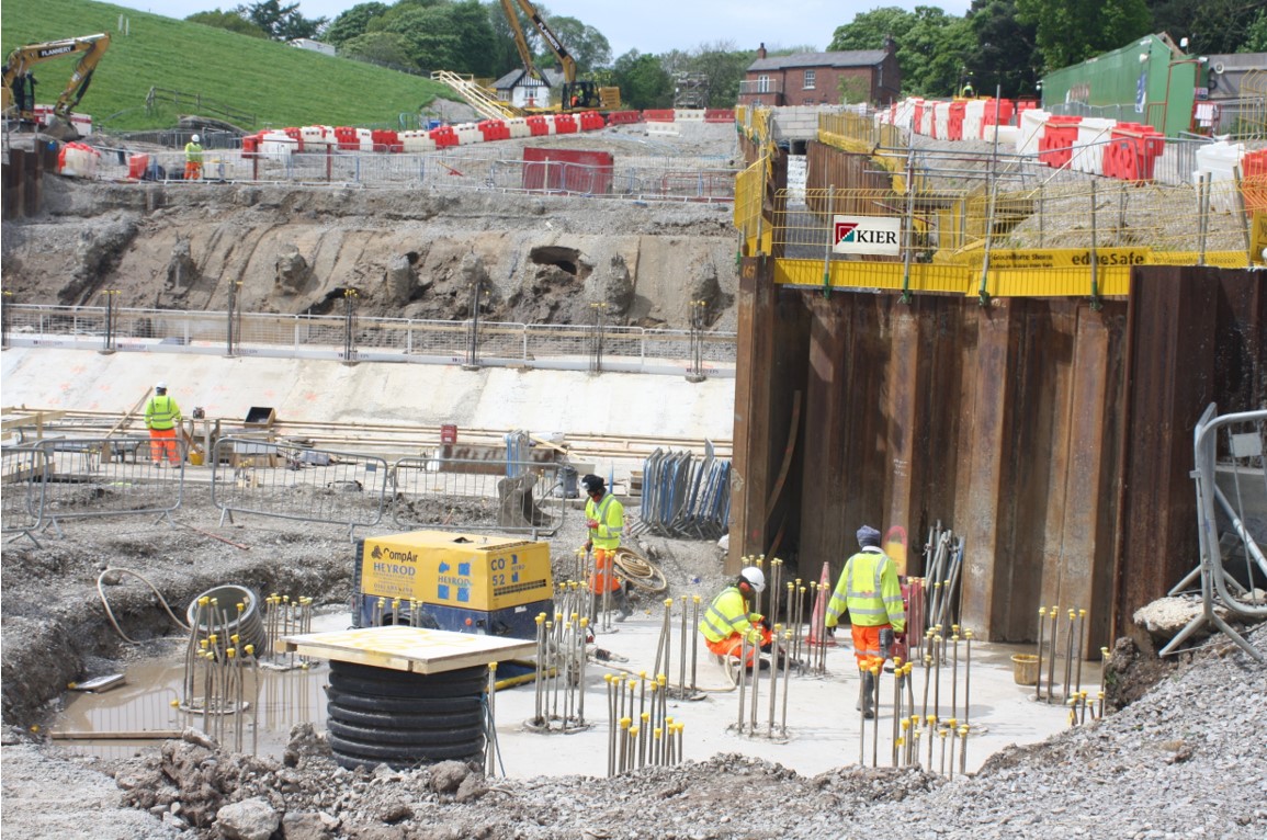 Toddbrook Reservoir restoration enters next phase with construction of ...