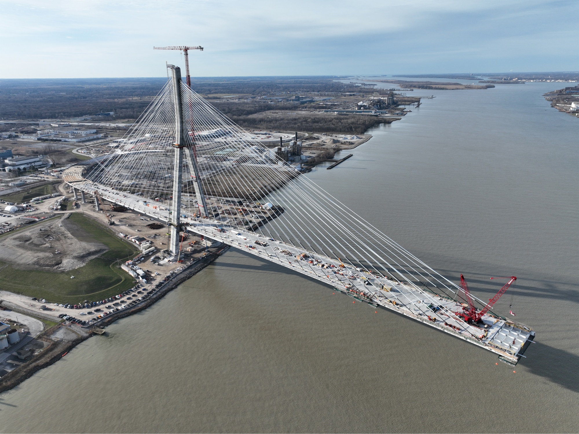 Gordie Howe Bridge | Engineers prepare to connect decks on £3.8bn USA ...