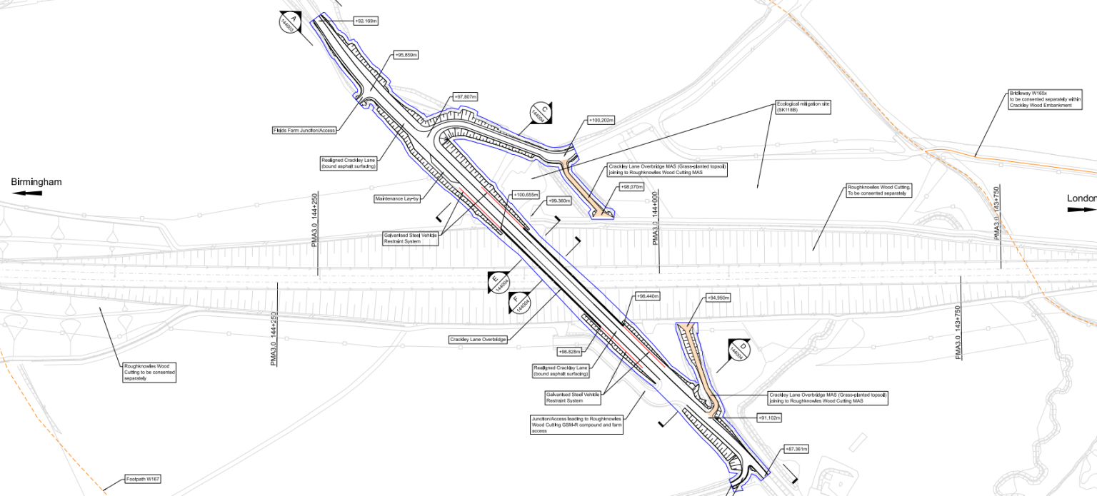 HS2 | 78m Crackley Lane overbridge in Warwickshire achieves planning ...