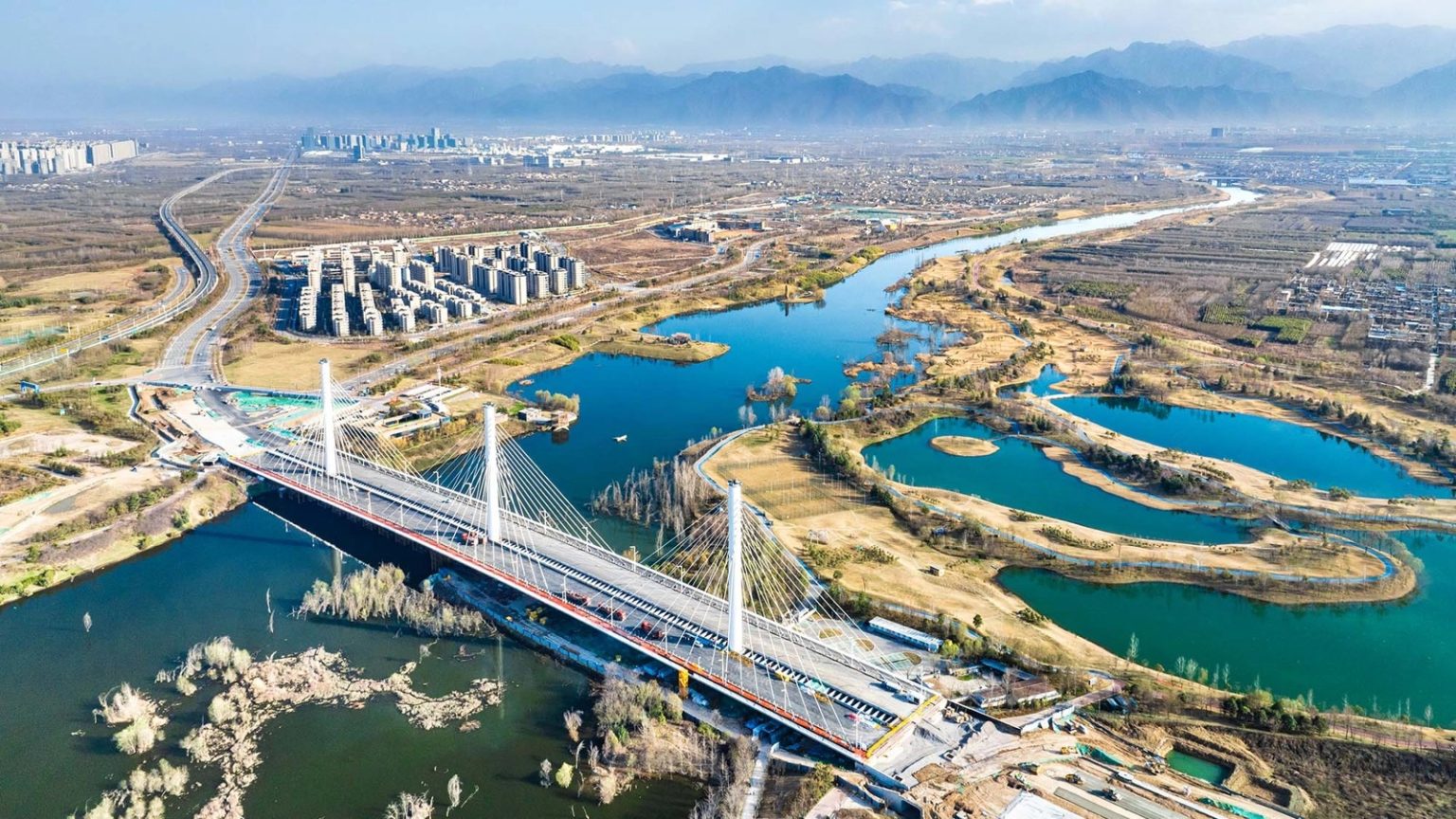 ‘World’s widest’ multi-tower cable-stayed bridge opens in China | New ...