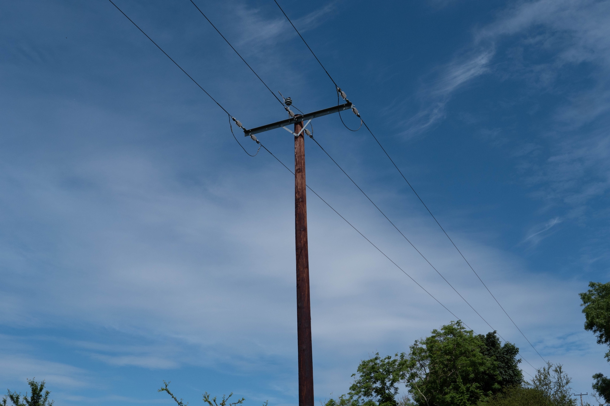 Wood Power Lines Dominion Power Replaces Wood Poles With Steel Poles