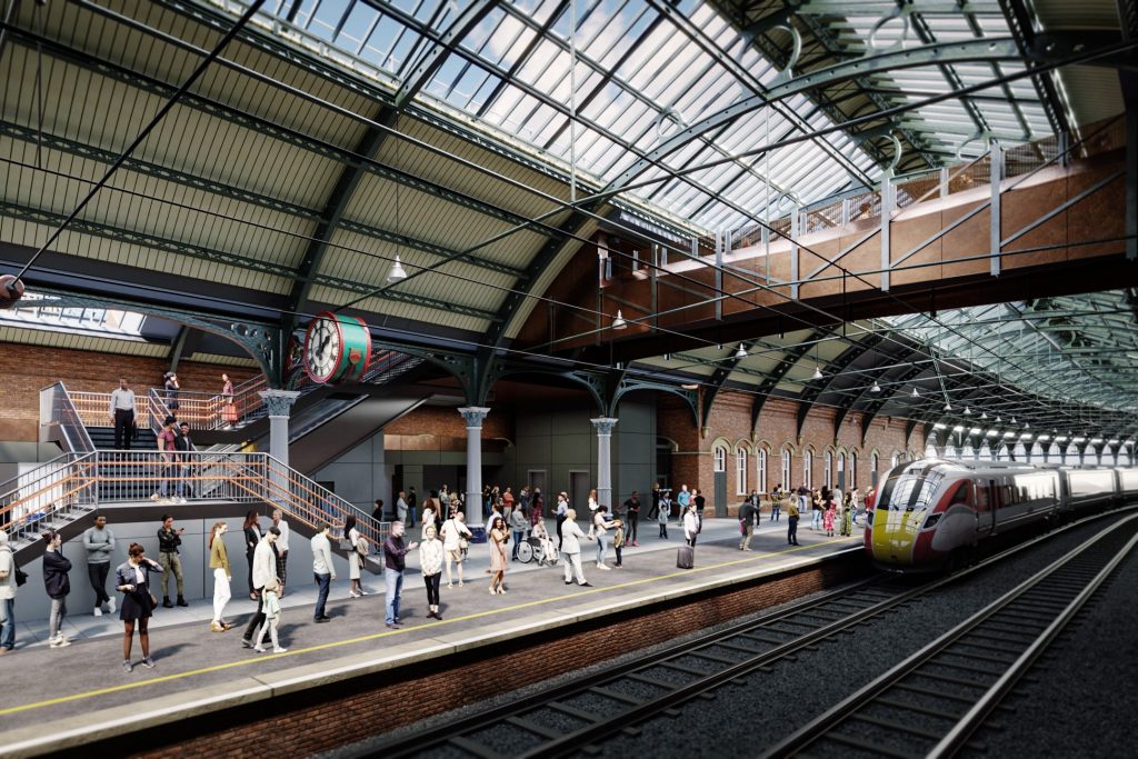 Network Rail unveils Aecom images of £140M Darlington station ...