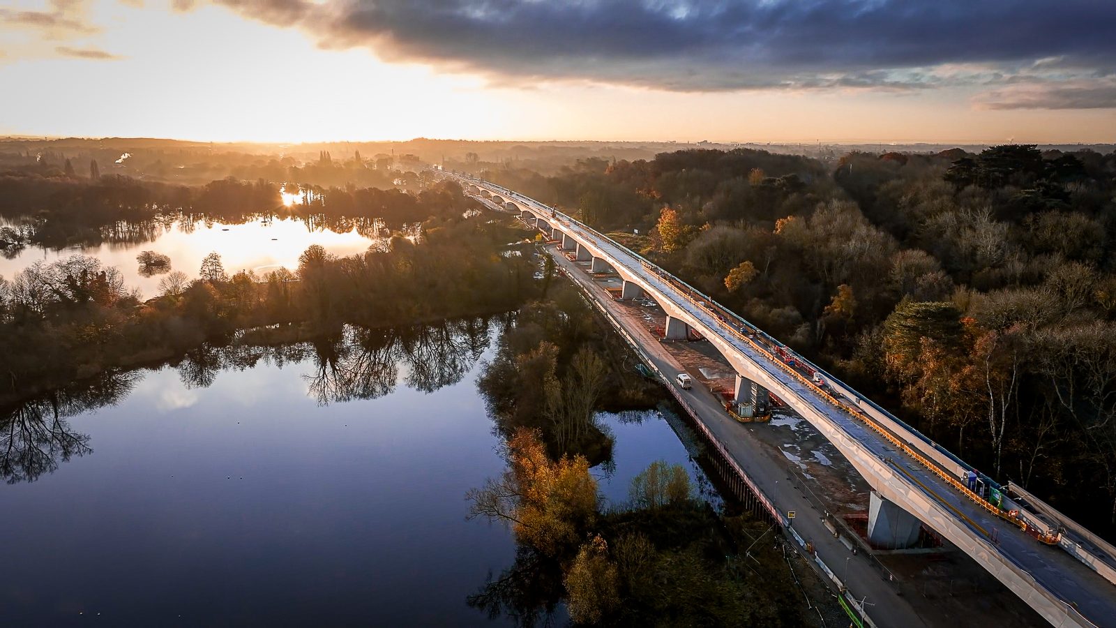 HS2 celebrates completion of UK’s longest rail bridge with installation ...