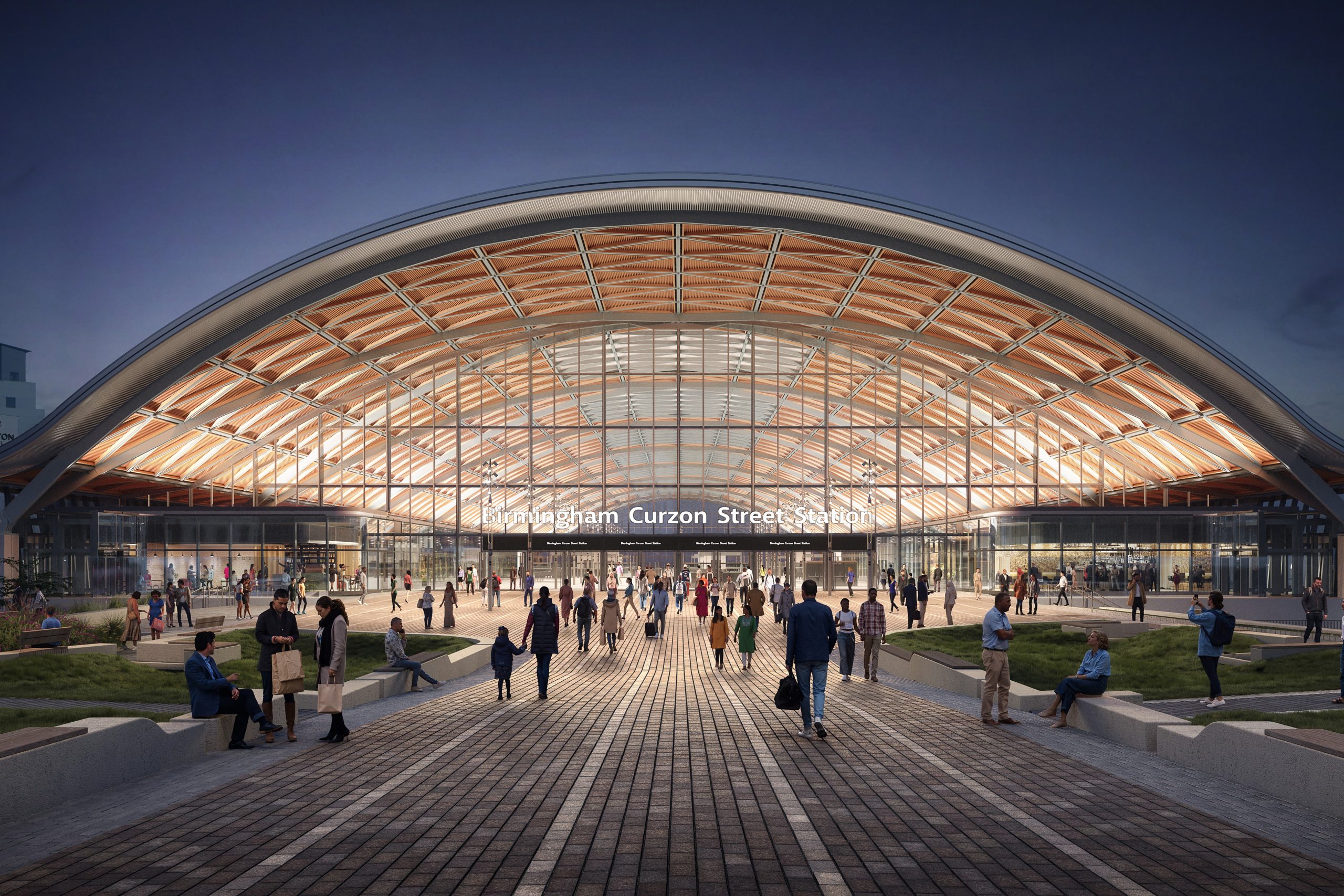 HS2 | Piling works commence at Birmingham Curzon Street station | New ...