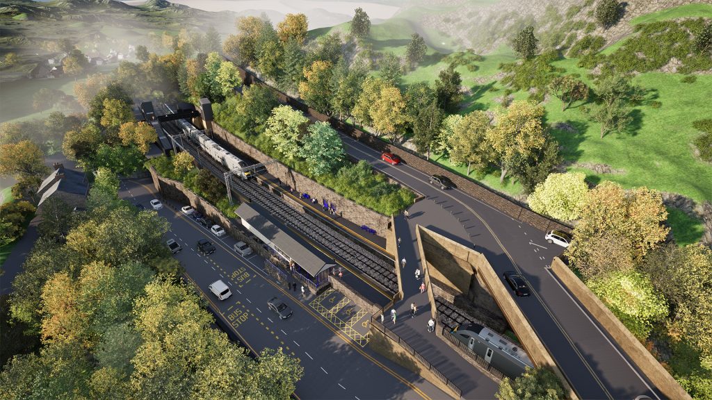 Transpennine Route Upgrade releases imagery of upgraded Mossley and ...