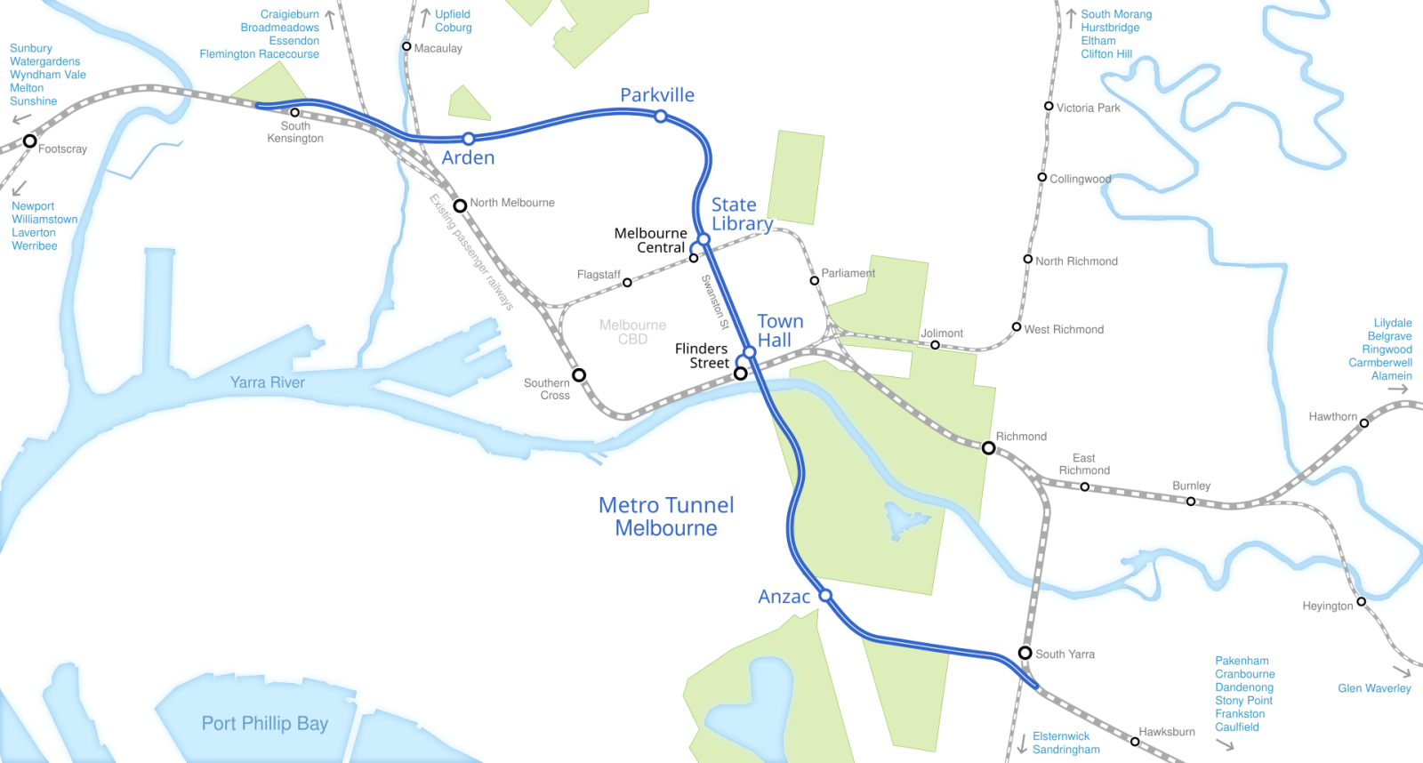 Melbourne Metro Tunnel project sees £431M cost blowout and potential ...