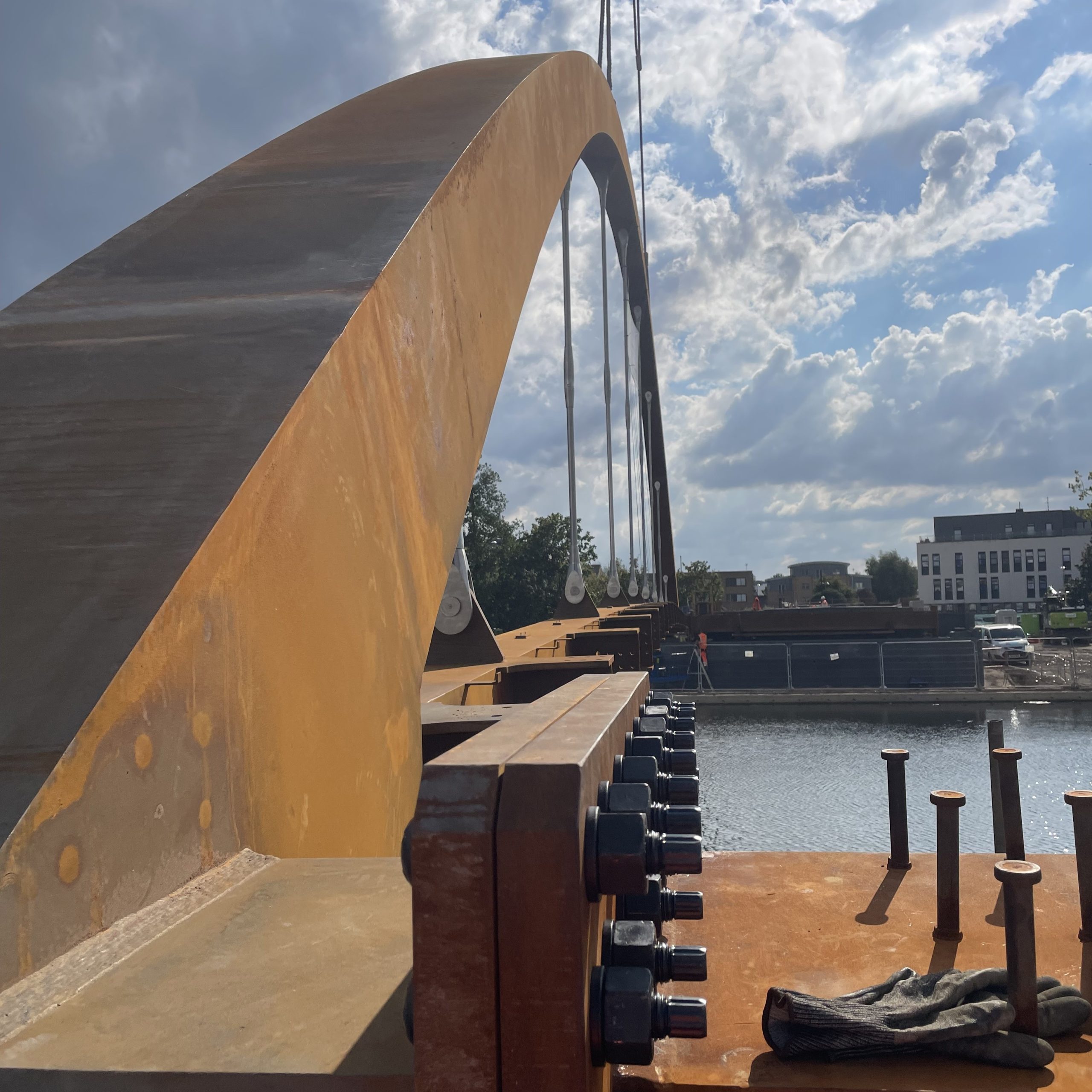 50m bridge arches installed over River Chelmer for £43.6M Chelmsford ...