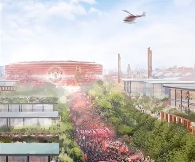 First look at Manchester Utd’s proposed Old Trafford regeneration on ...