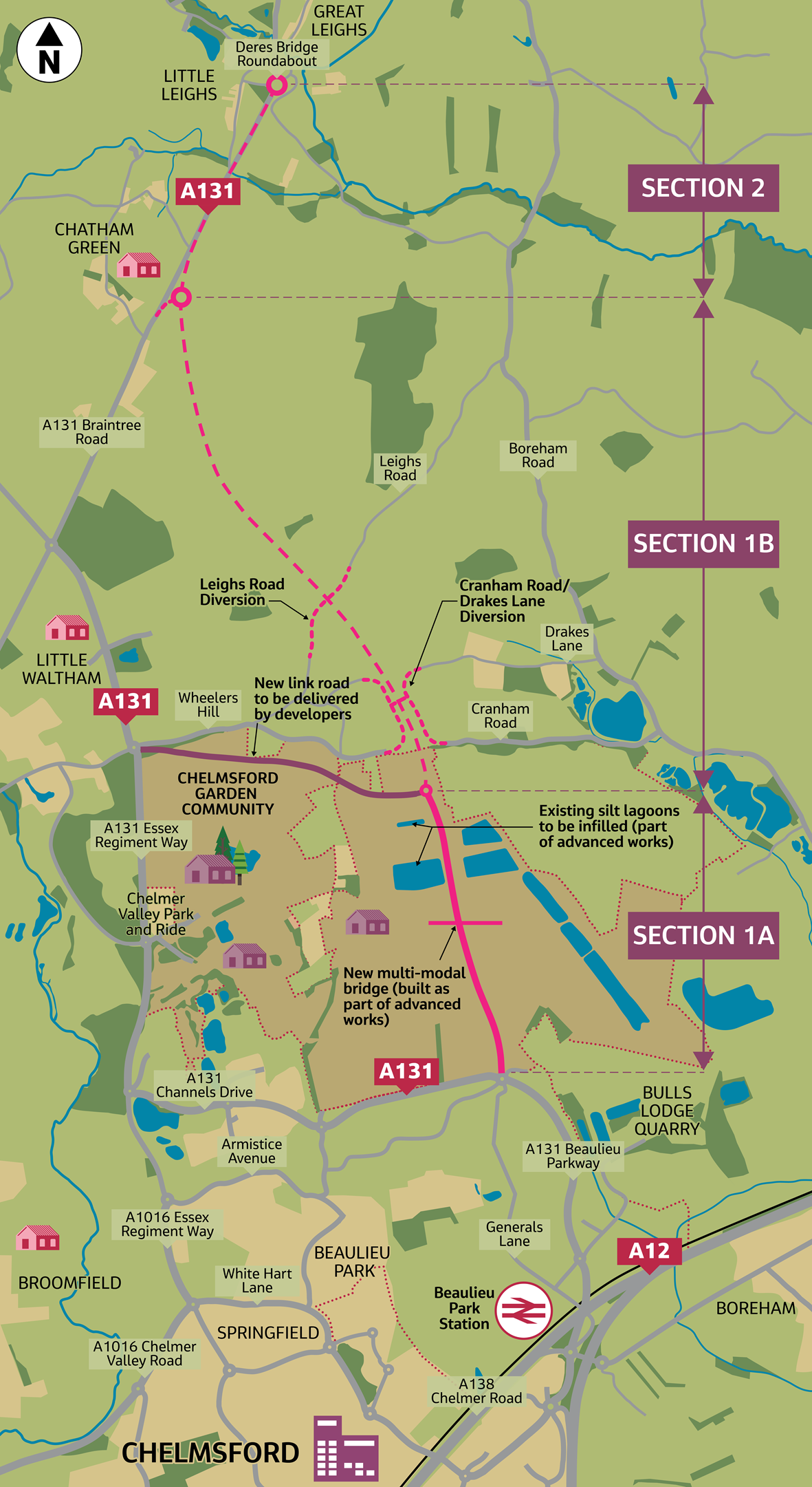 Main construction of Chelmsford North East Bypass to begin in early ...