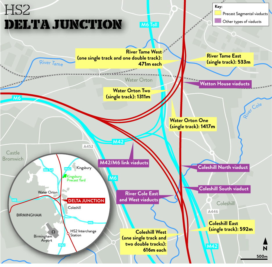 How standards are being challenged on HS2’s Delta Junction viaducts ...