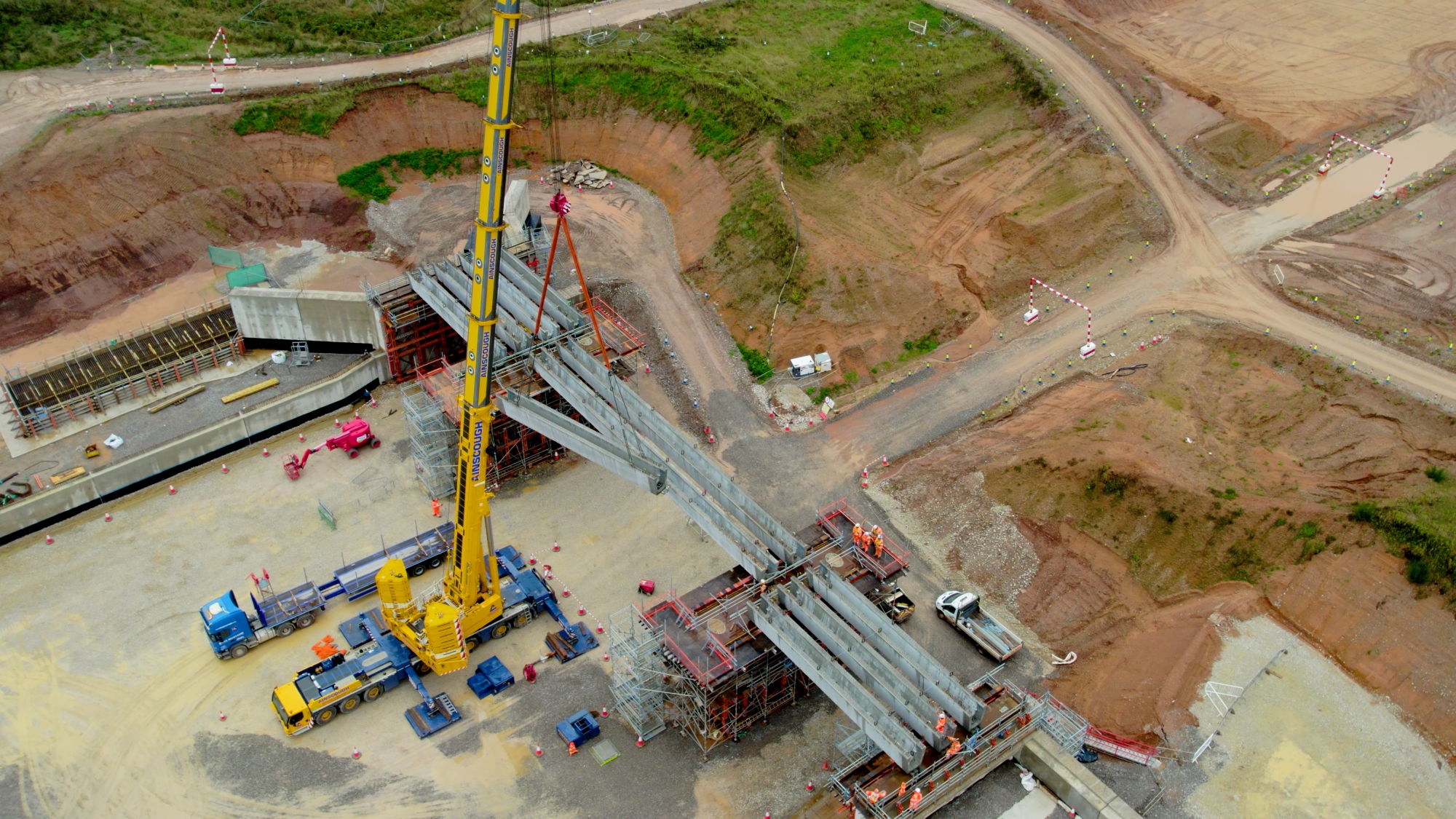 HS2 Interchange Station progresses with 15 ‘colossal’ bridge beams ...