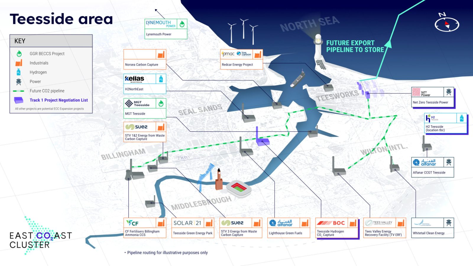 Government pledges up to £21.7bn to support carbon capture clusters ...