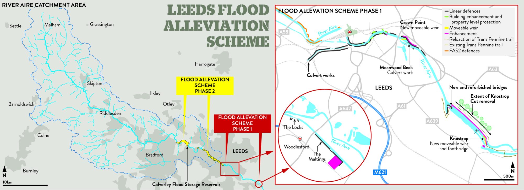 Leeds’ flood protection enhanced after 10-year scheme adopts mix of new ...