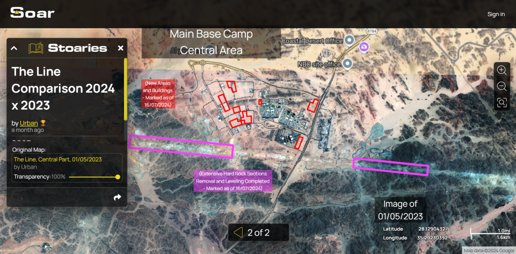 Neom: Satellite imagery reveals more details and Motts joins as city ...